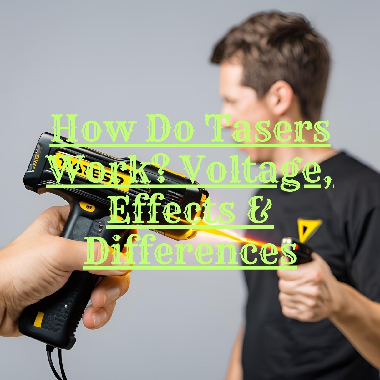 How Do Tasers Work? A Simple Guide to Taser Guns - Rings Knife