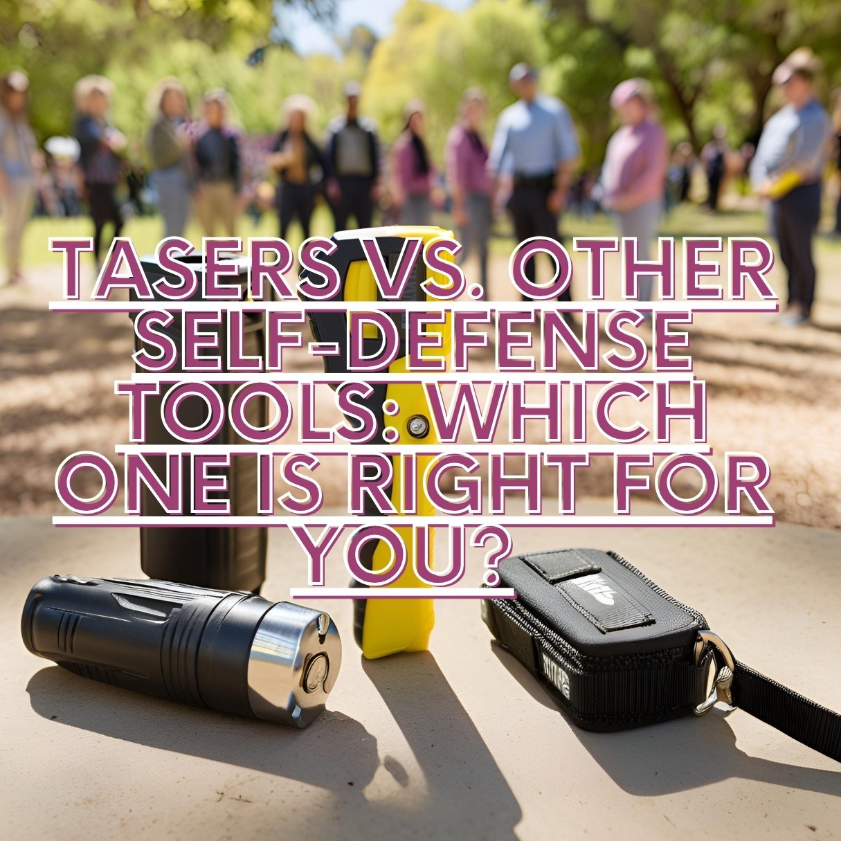 Handgun vs. Taser: Pros, Cons & Best Self-Defense Choice - Rings Knife