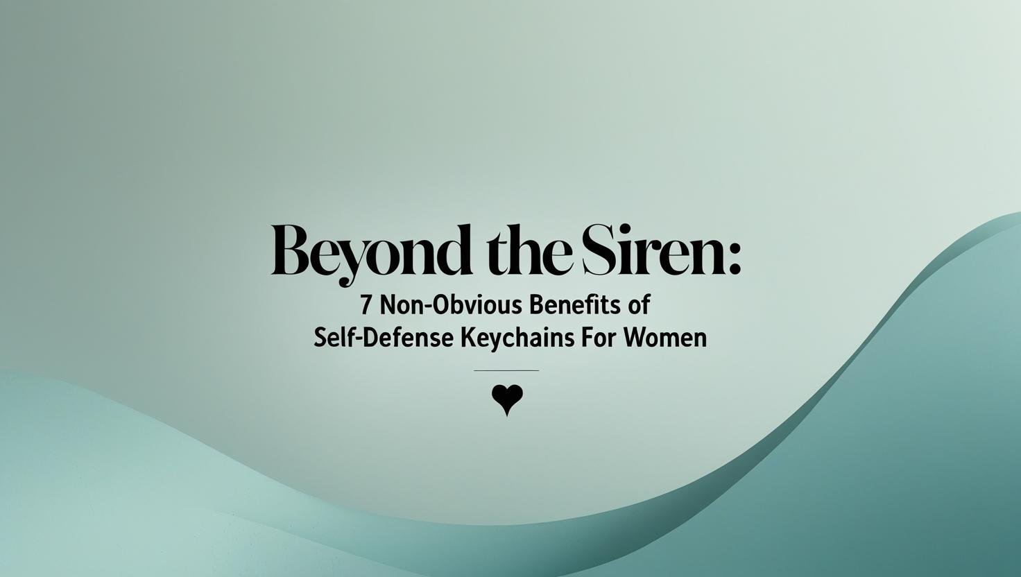Beyond the Siren: 7 Non-Obvious Benefits of Self-Defense Keychains for ...